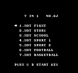 7合1(DJHK-NO6J) - 详情 - 游戏 - FC图库